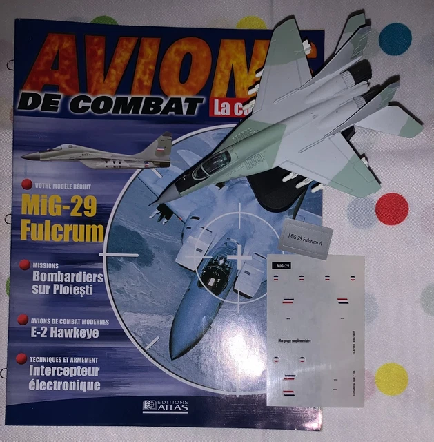 AVION DE COMBAT Métal 1/100° Mikoyan-Gourevitch MIG-29A « Fulcrum » Fascicule $21.08 - PicClick CA